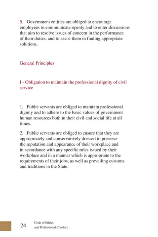 (Done) ethics & code of conduct | PDF | Political Issues & policy | Politics