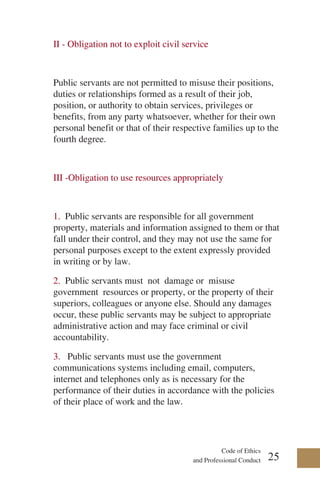 (Done) ethics & code of conduct | PDF | Political Issues & policy ...