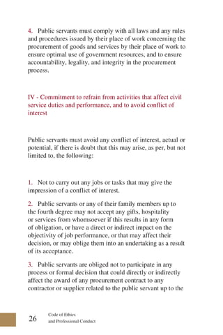 (Done) ethics & code of conduct | PDF | Political Issues & policy ...
