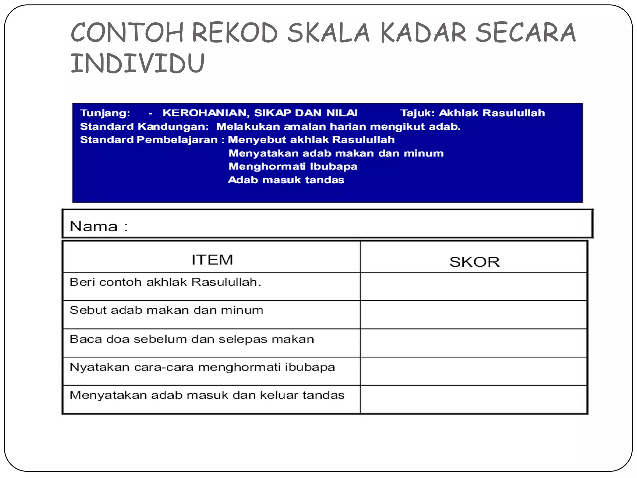 Rekod-Rekod Perkembangan dan Pengesanan | PPTX