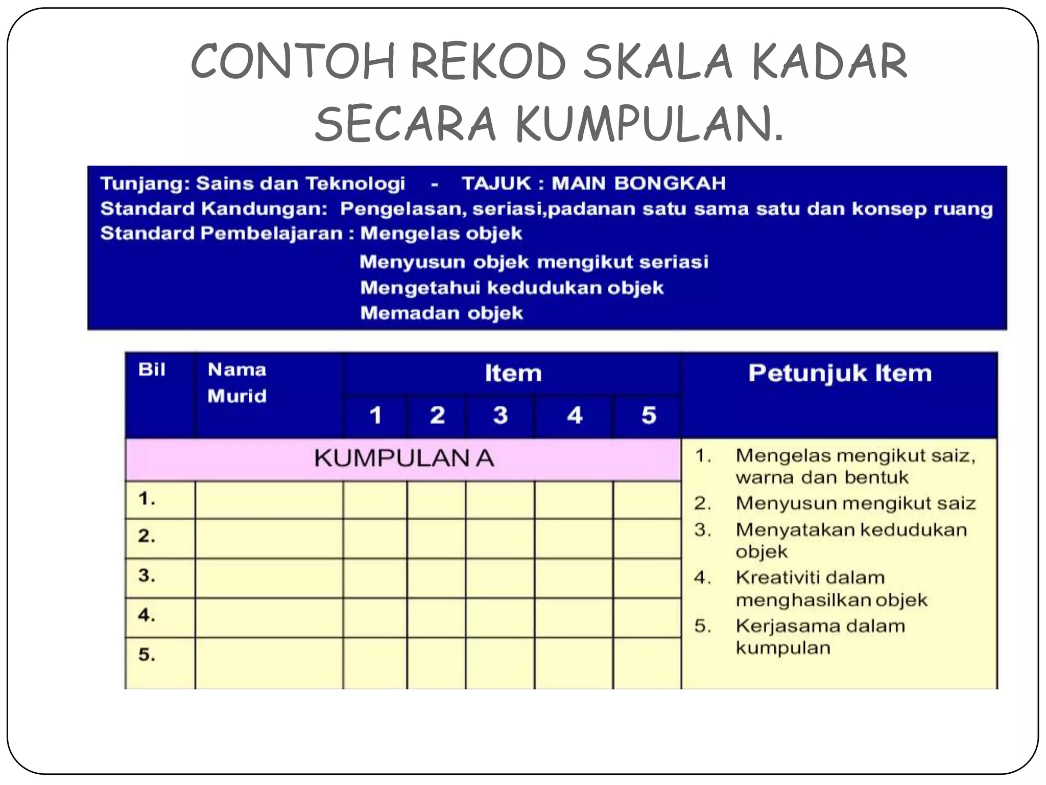 Rekod-Rekod Perkembangan dan Pengesanan | PPTX