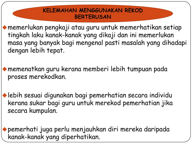 Rekod-Rekod Perkembangan dan Pengesanan | PPTX
