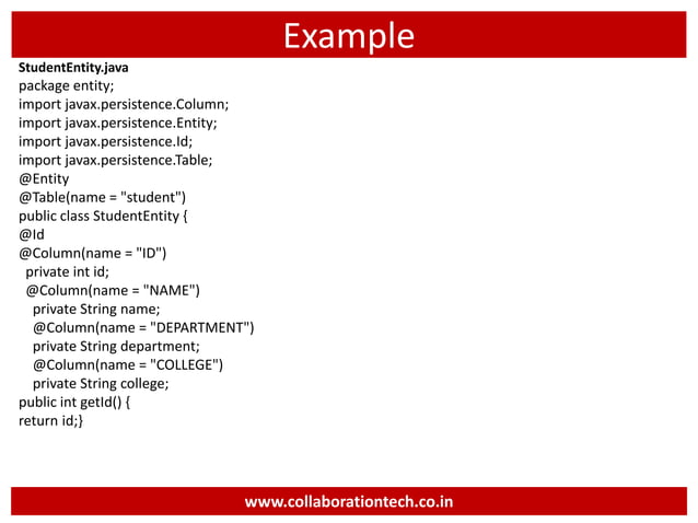 Introduction To Hibernate Framework Ppt 