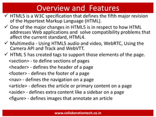 Introduction to HTML5 | PPT