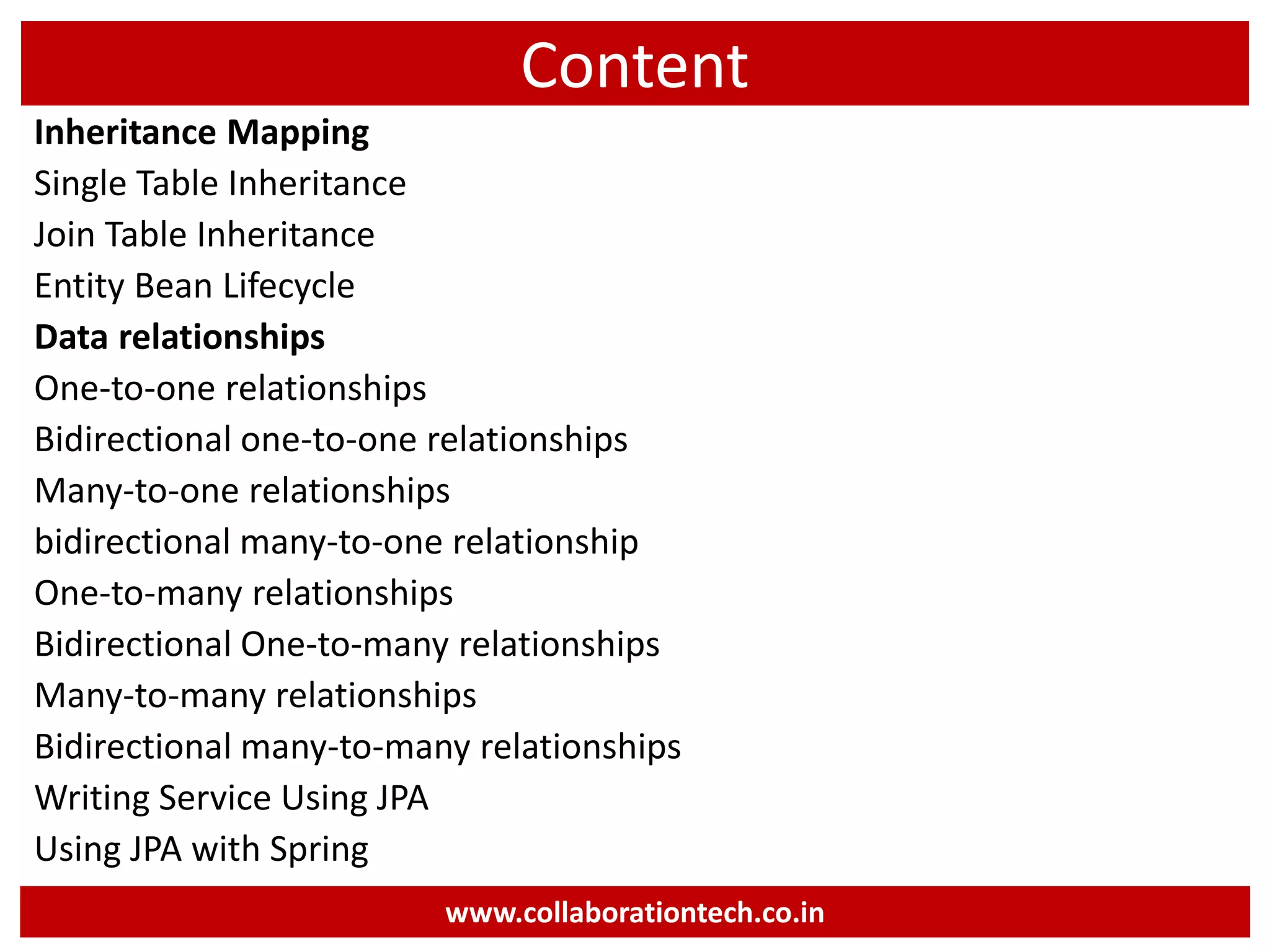 Introduction to JPA Framework | PPTX | Databases | Computer Software and Applications