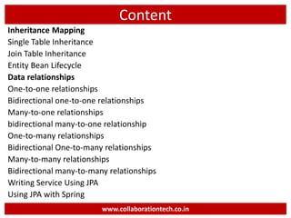Introduction to JPA Framework | PPTX | Databases | Computer Software and Applications