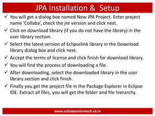 Introduction to JPA Framework | PPTX | Databases | Computer Software and Applications