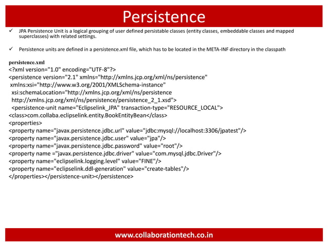 Introduction to JPA Framework | PPTX | Databases | Computer Software and Applications