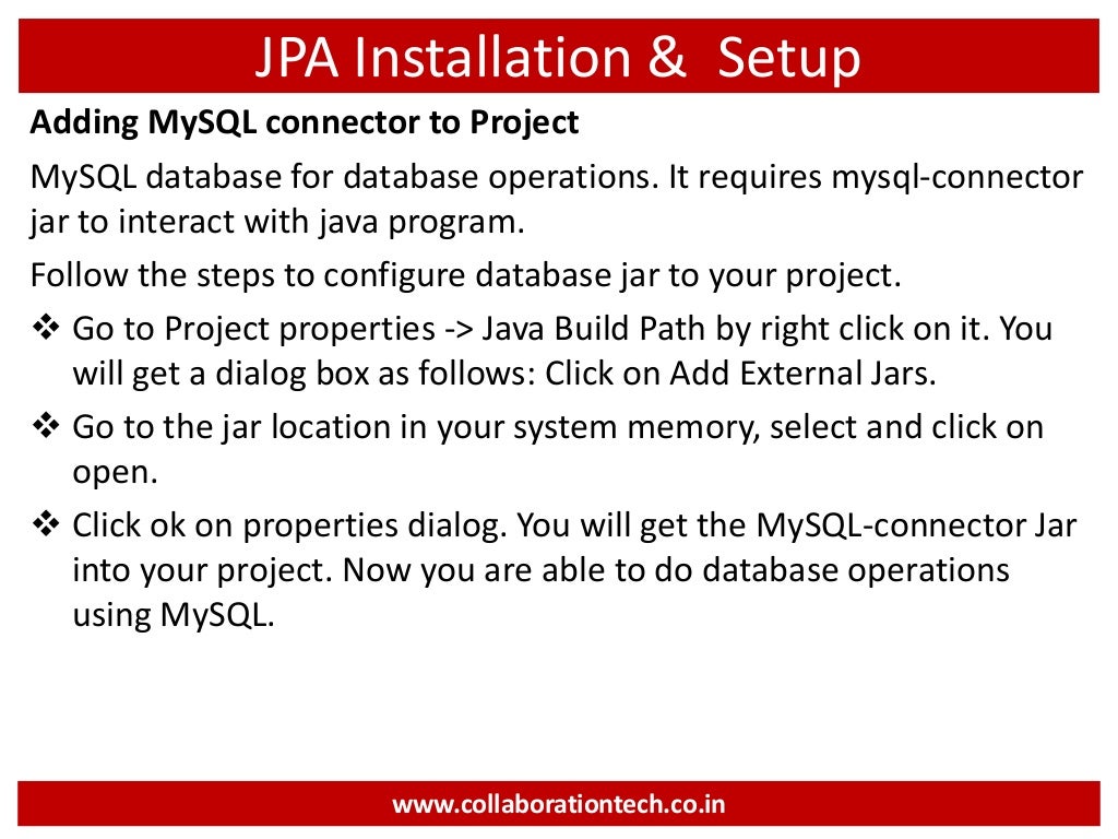Introduction To Jpa Framework
