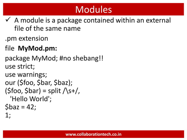 Introduction To Perl Programming Ppt