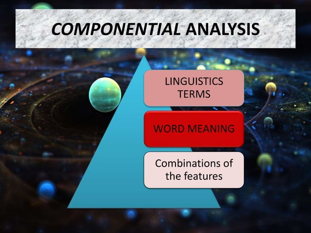 COMPONENTIAL ANALYSIS AND CONTRAST OF MEANING | PPTX