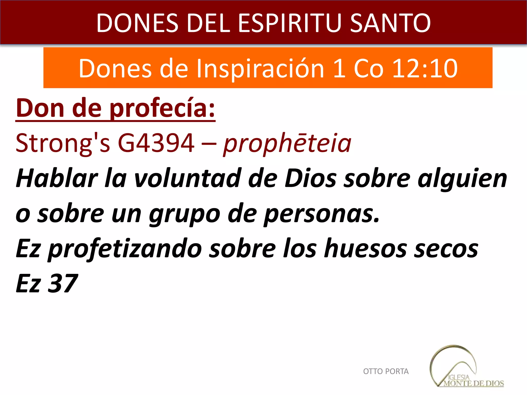 Dones del Espiritu Santo | PPTX