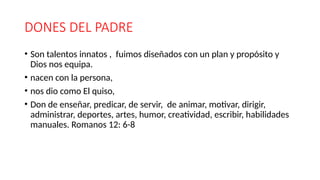 DONES DEL ESPIRITU SANTO IGLESIA CRISTIANA | PPTX