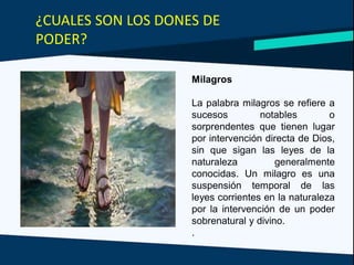 la revelacion de los dones espirituales teologia | PDF
