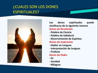 la revelacion de los dones espirituales teologia | PDF