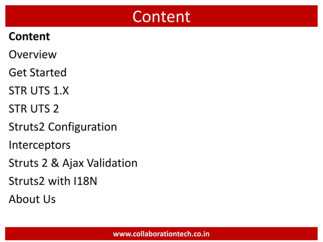 Introduction to Struts 2 | PPT