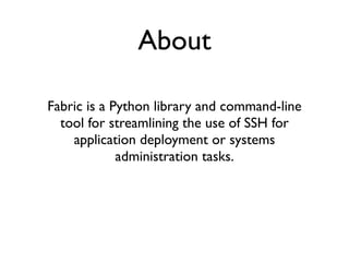 Donetsk.py - fabric | PPT