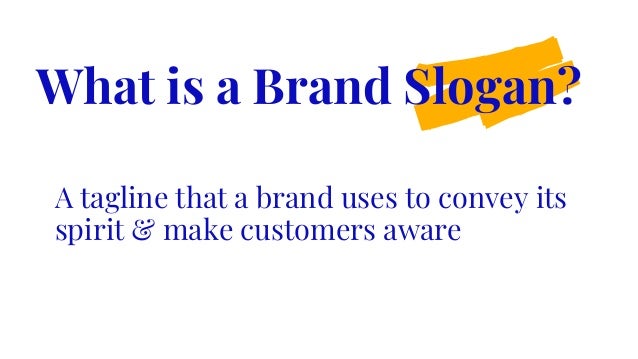 What is a Brand Slogan? | Digital Marketing | PDF