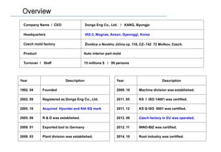 Donga eng company introduction | PPTX