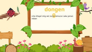 materi dongeng fabel kelas 1 bab 2 .pptx