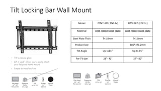 Dongguan jieyong industrial co.,ltd tv wall mount catalog | PPTX