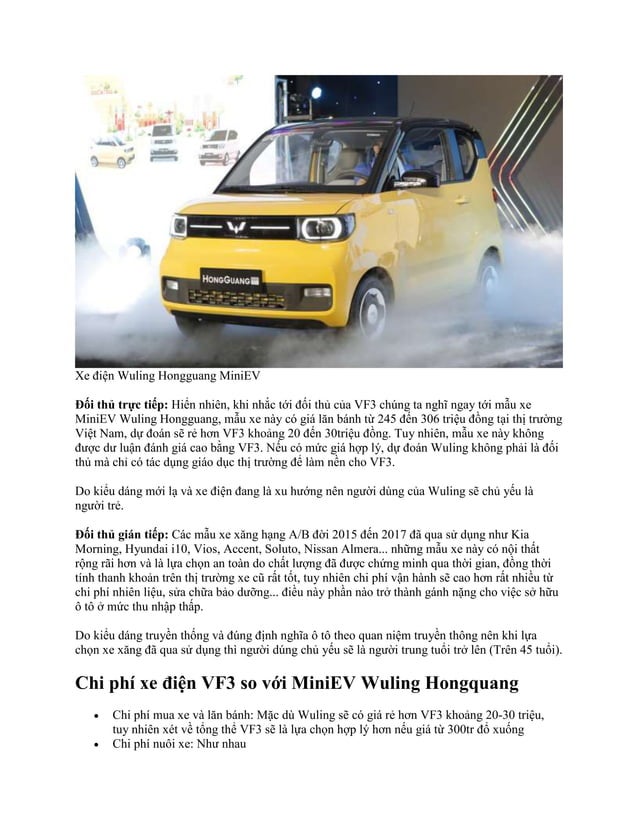 Dòng xe Vinfast VF3 dưới góc nhìn marketing.docx