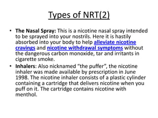Do nicotine replacement therapies work | PPT