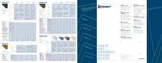 DONIT Gasket Sheets Pamphlet 2017 | PDF