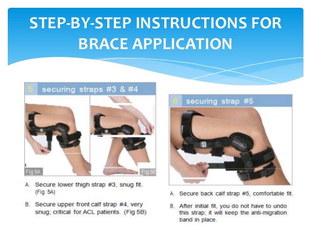 Donjoy knee brace acl & oa fitting guide