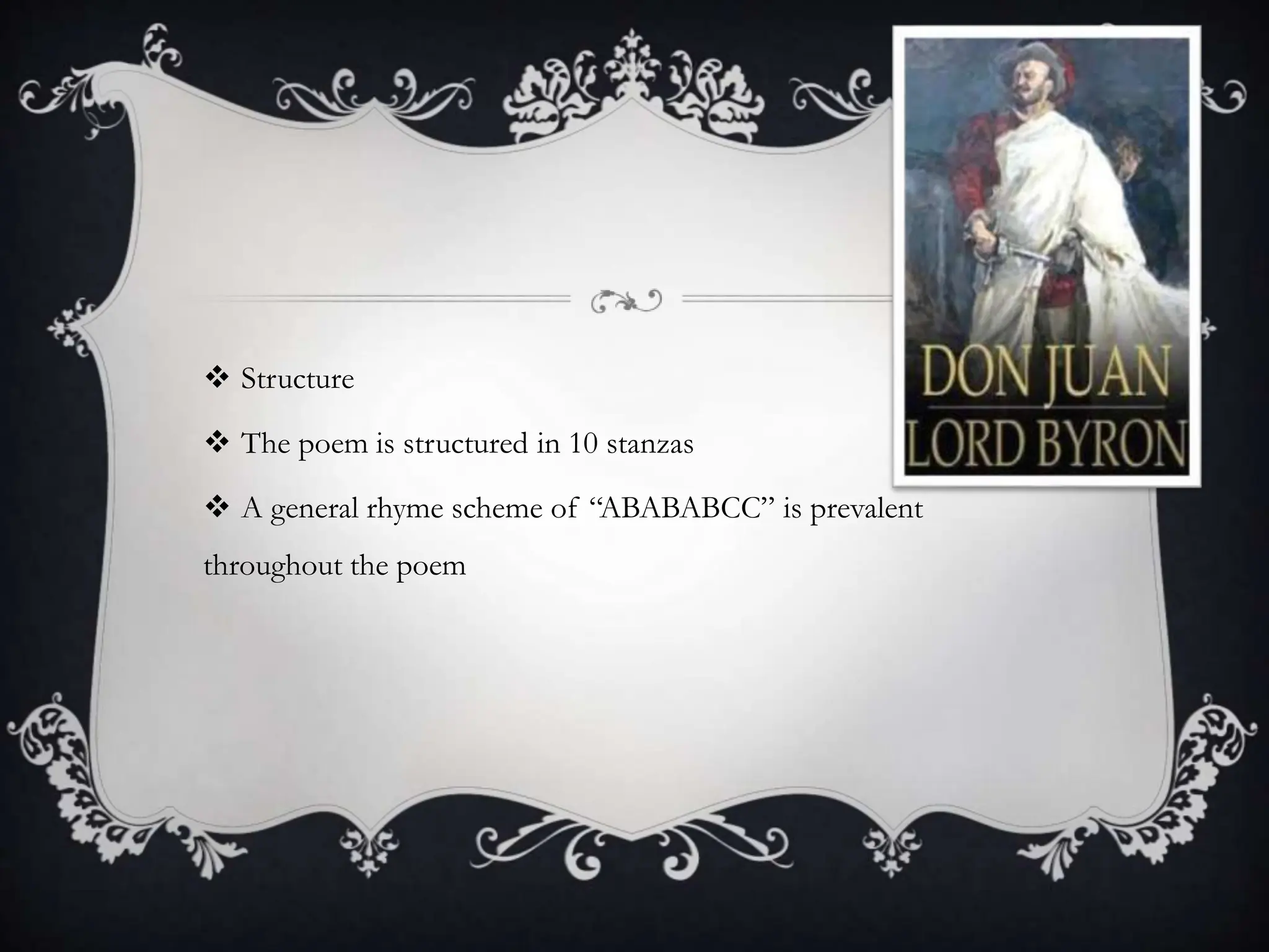An introduction to the poem "Don Juan" by Lord Byron | PPT