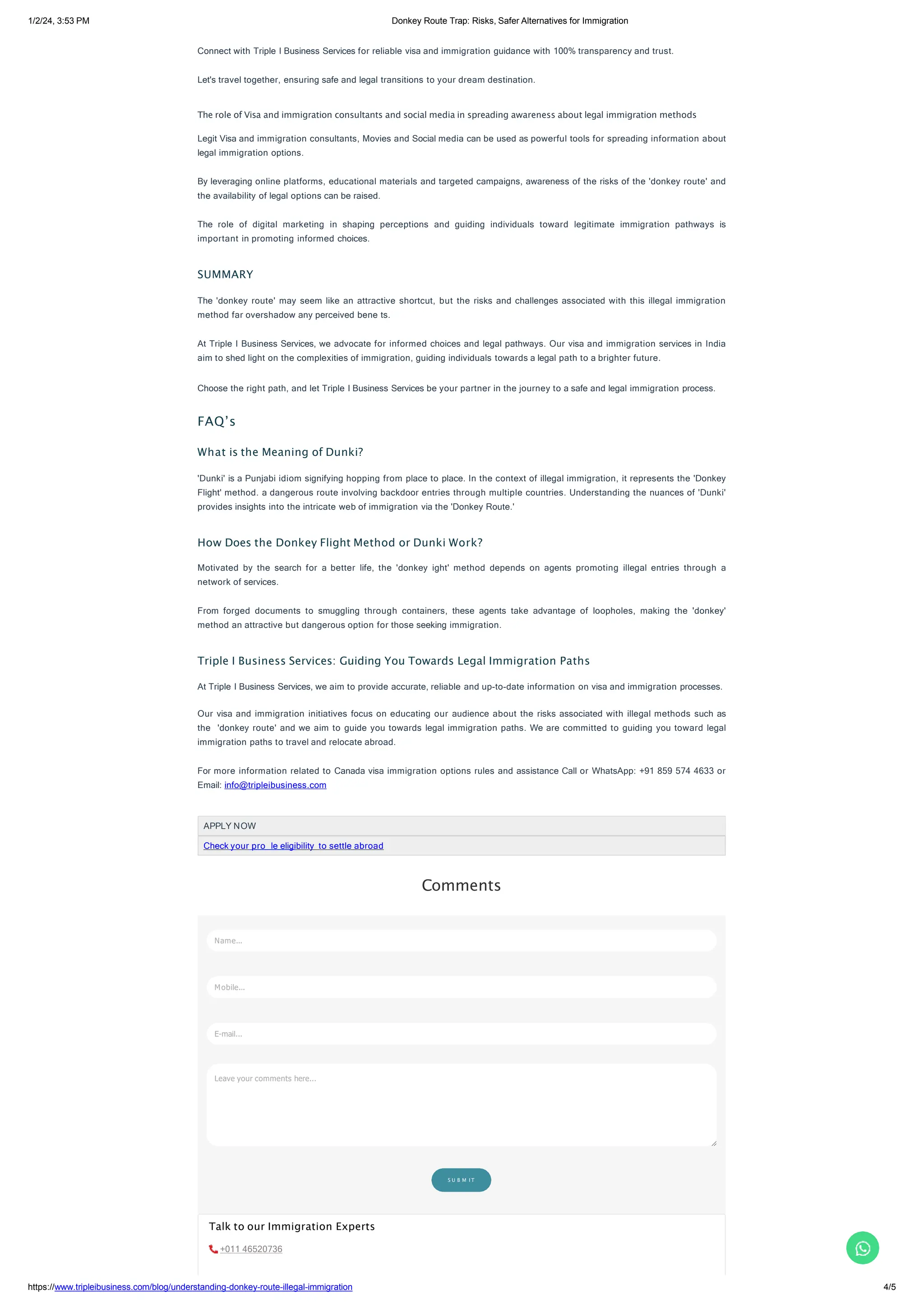 What is Donkey Route Map | Is Donkey Visa Safe | PPTX