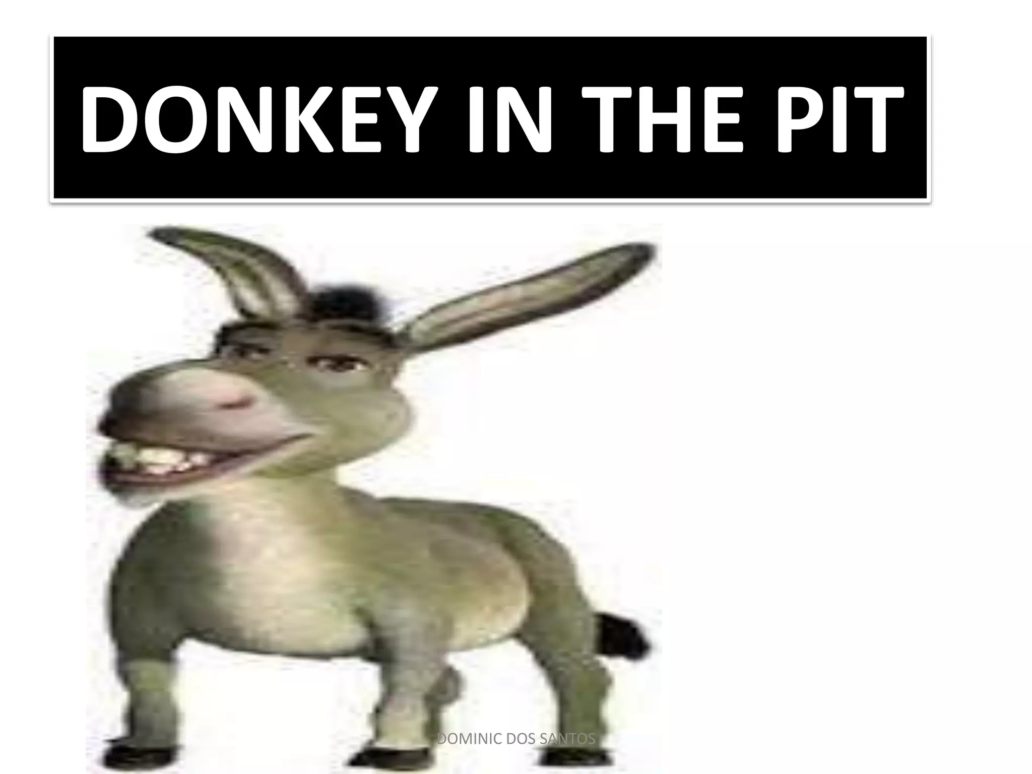 Donkey in the pit | PPT