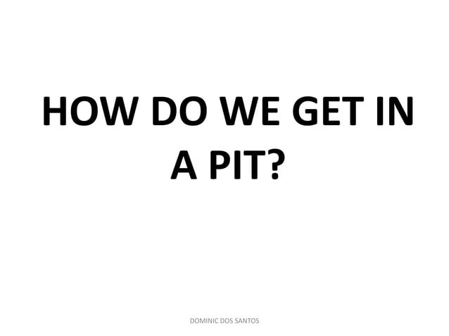 Donkey in the pit | PPT