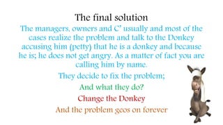 D onkey managamenet | PPT