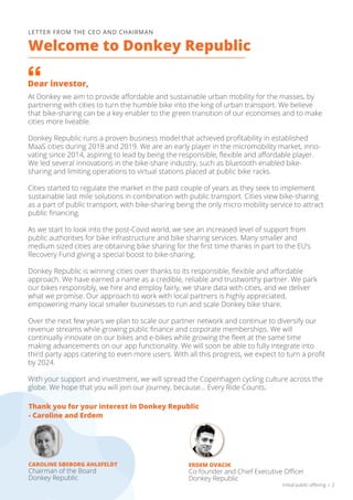 Donkey Republic Company Brochure | PDF