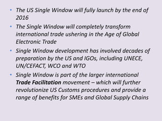 Trade Facilitation and the Automated Single Window | PDF