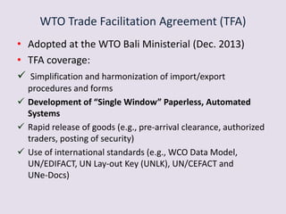 Trade Facilitation and the Automated Single Window | PDF