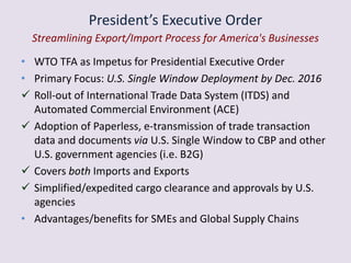 Trade Facilitation and the Automated Single Window | PDF
