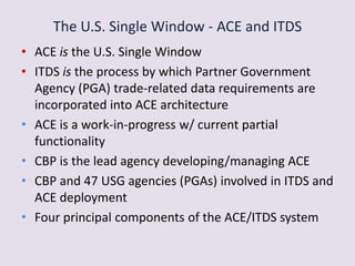 Trade Facilitation and the Automated Single Window | PDF