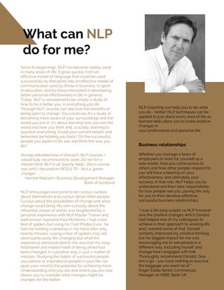 NLP The Secret of Success | PDF