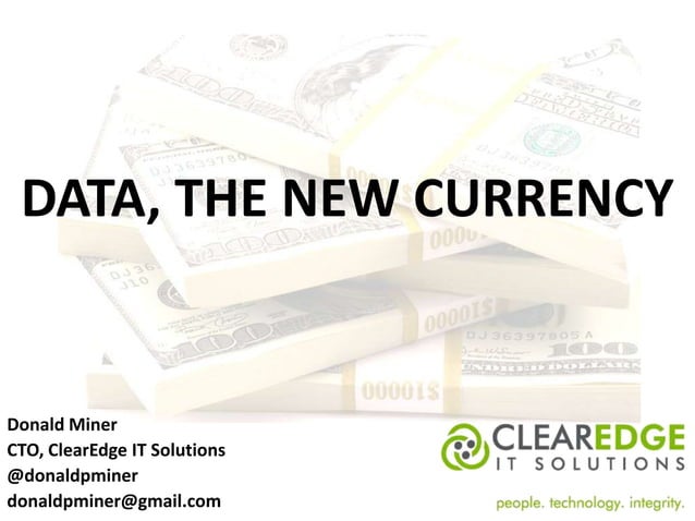 Data, The New Currency | PPTX