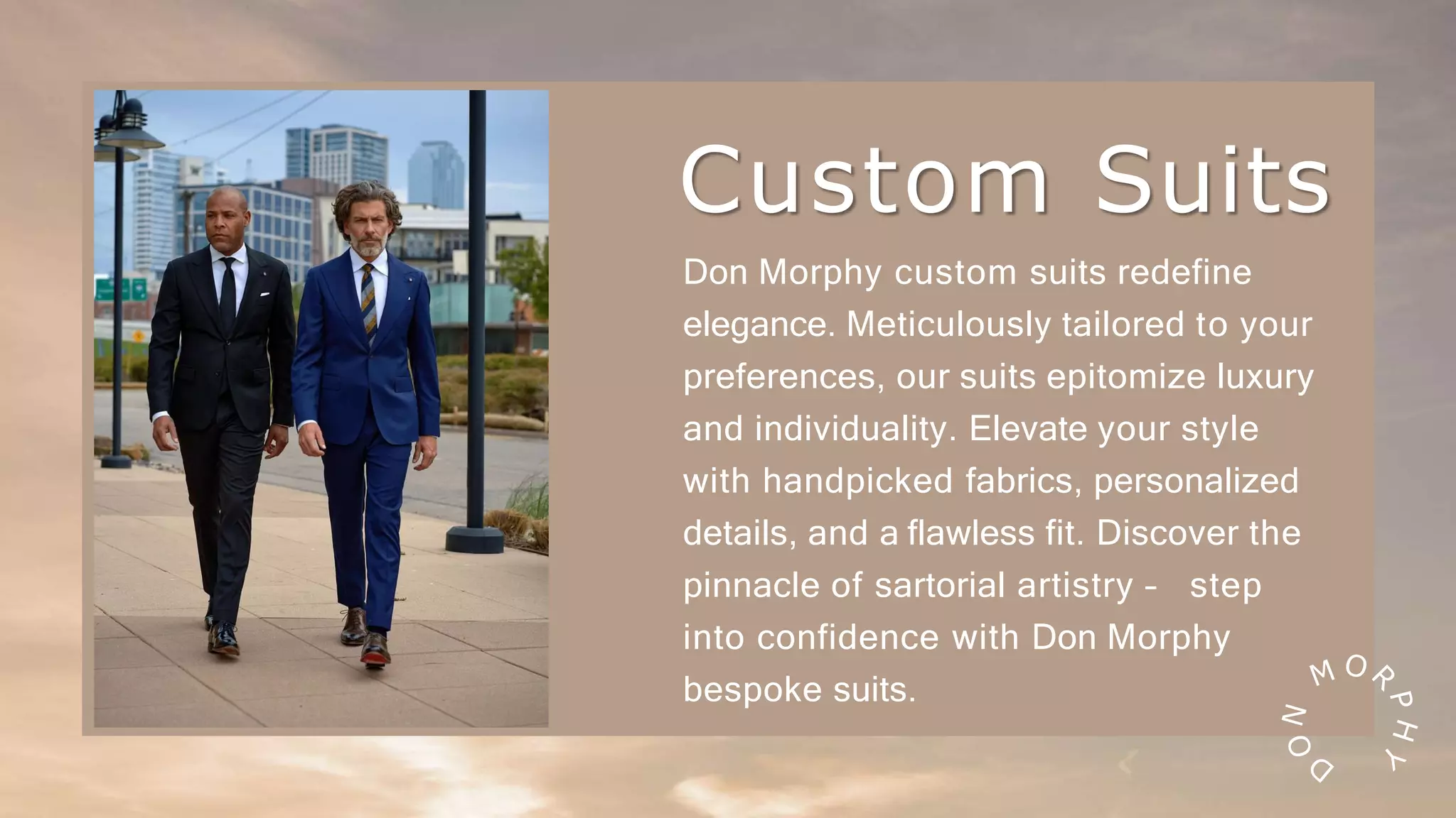 Top Handmade Custom Suits | Don Morphy | PPTX