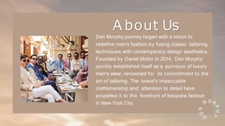 Top Handmade Custom Suits | Don Morphy | PPT