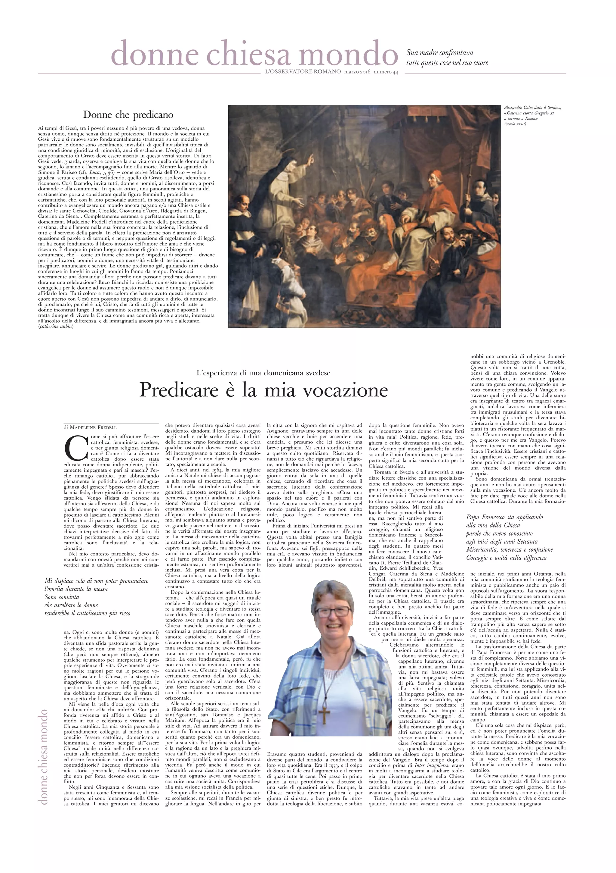 Donne Chiesa Mondo | PDF