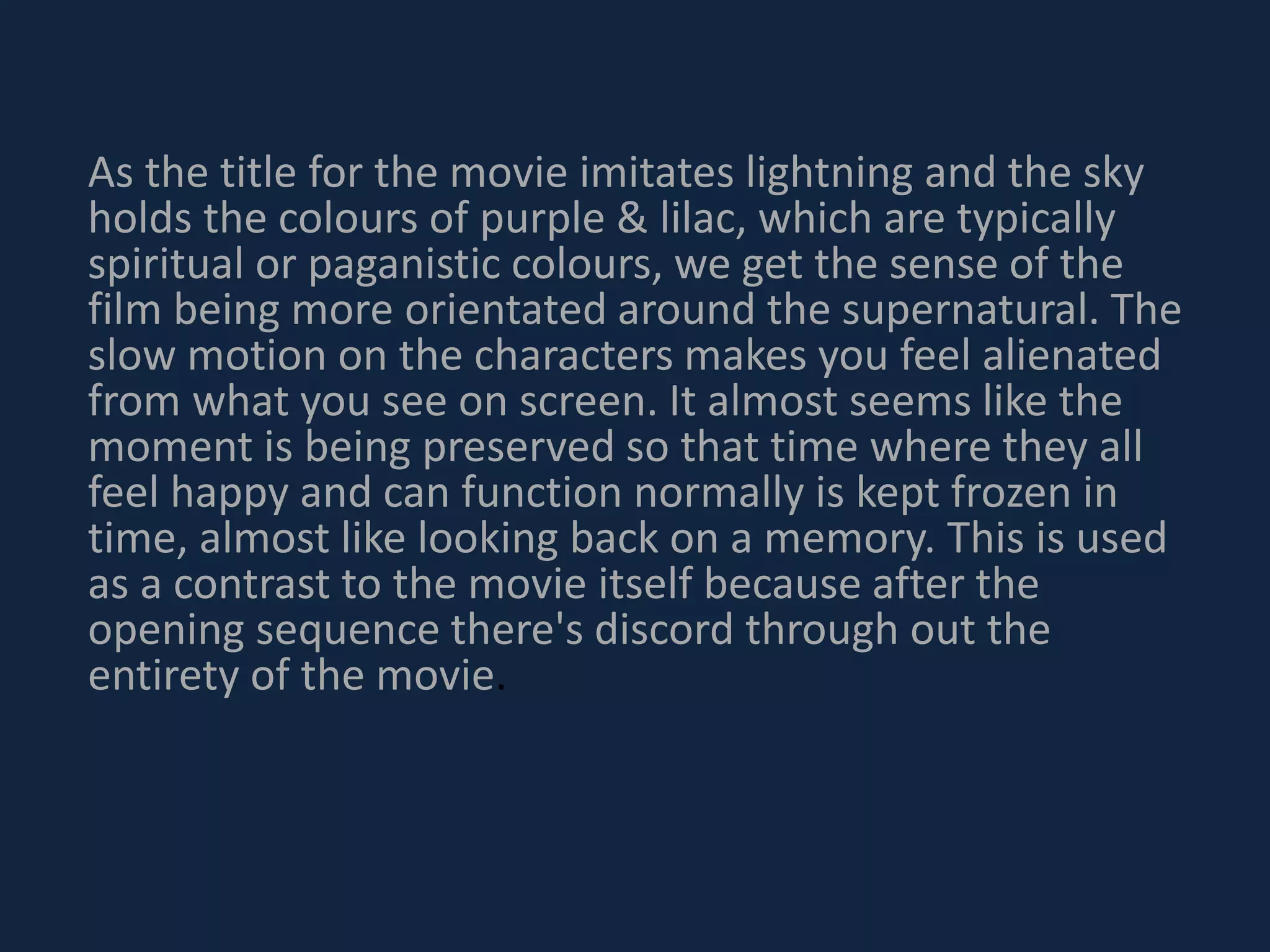 Donnie darko Analysis | PPTX