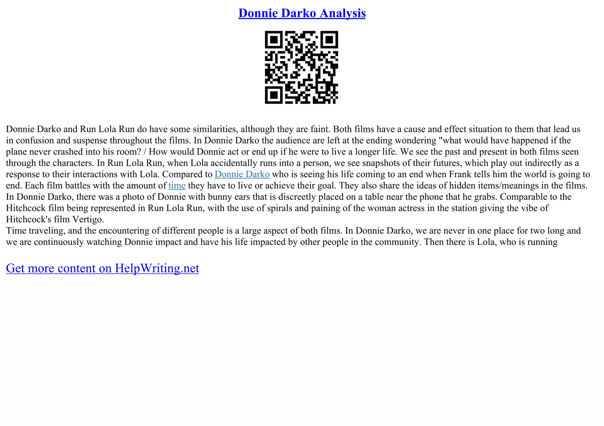 Donnie Darko | PDF