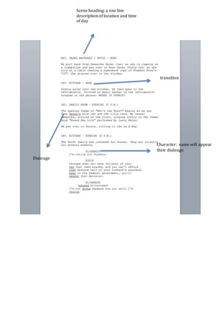 Donnie darko script structure | DOCX