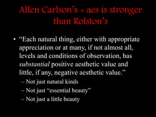 Donnie Isaacs Bogard MO - Positive Aesthetics Nature | PPTX