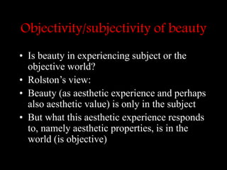 Donnie Isaacs Bogard MO - Positive Aesthetics Nature | PPTX