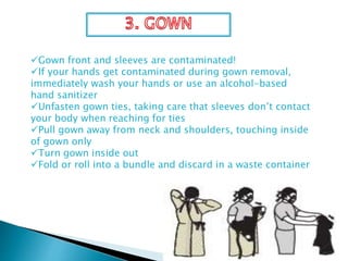 Donning and Doffing DONNING AND DOFFING PERSONAL PROTECTIVE EQUIPMENT ...